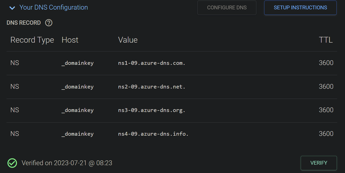 Delegación de Registros DNS de Sendmarc (DMARC, SPF, DKIM, MTA-STS-TLS)