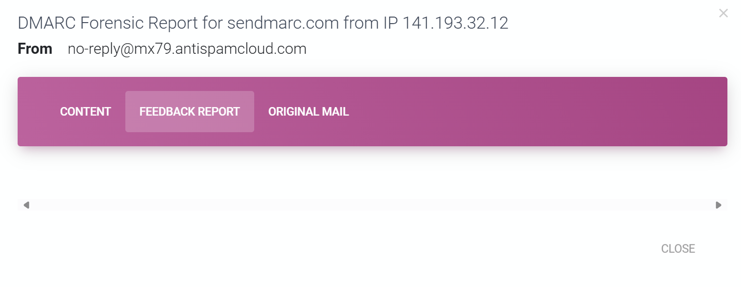 Forensics Reports Dashboard