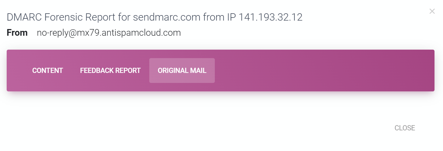 Forensics Reports Dashboard