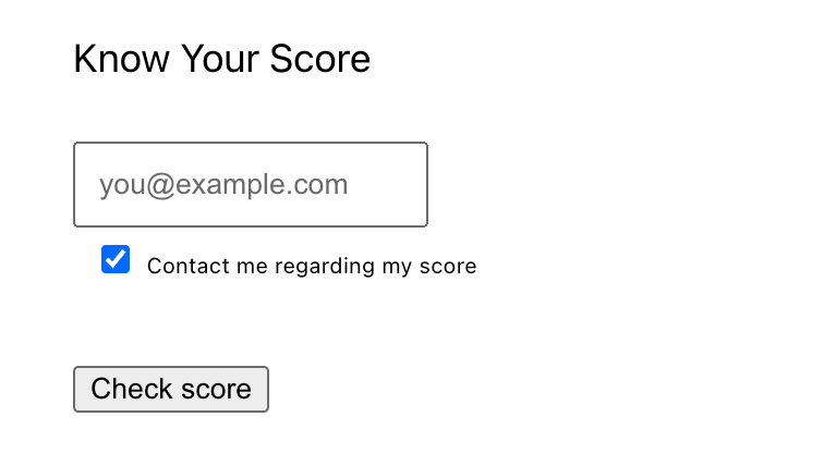 Sendmarc Partner Scoring Widget