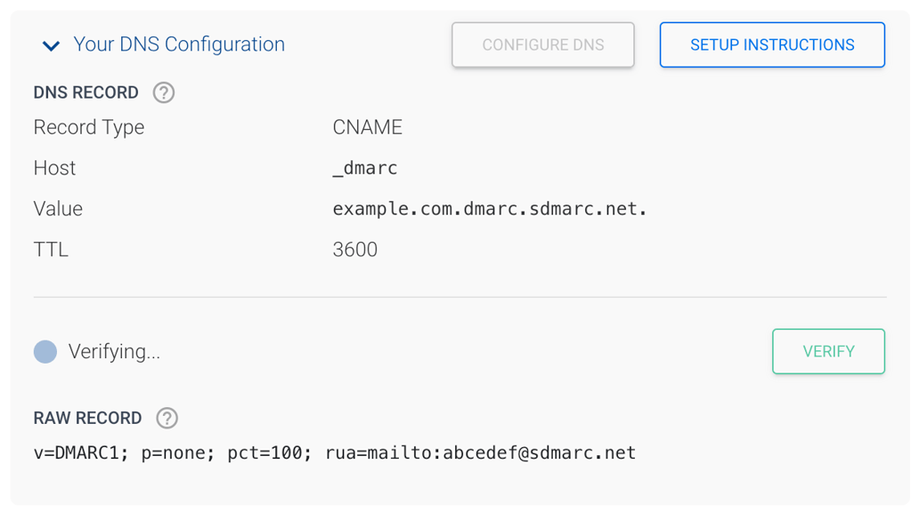 DMARC Configuration Settings & Setup