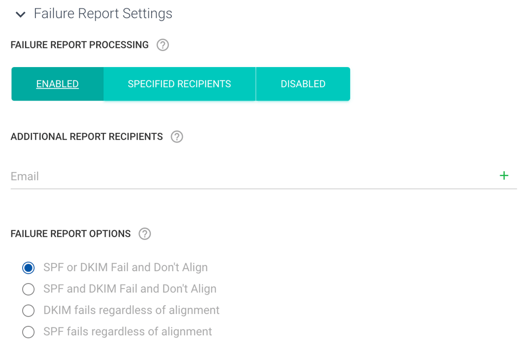 DMARC Configuration Settings & Setup