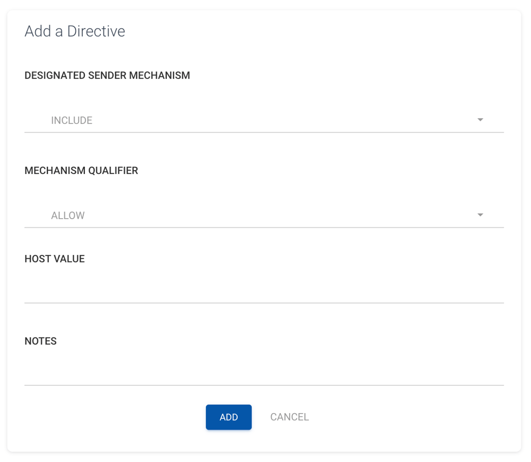 Configuración y ajustes de SPF